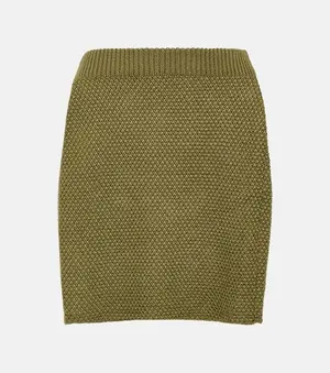 BANANHOT Knit Mini Skirt