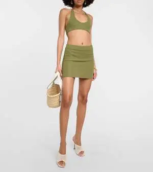 BANANHOT Knit Mini Skirt