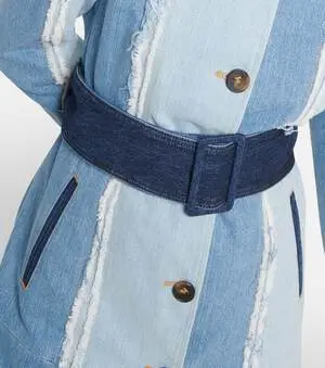 TOD'S Belted Denim Coat