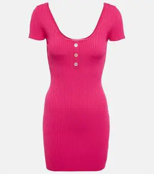 Live The Process Saros Ribbed-knit Minidress