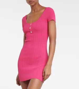 Live The Process Saros Ribbed-knit Minidress