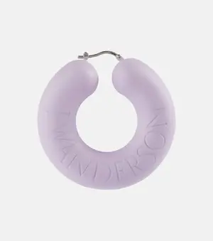 JW Anderson Logo Hoop Earrings