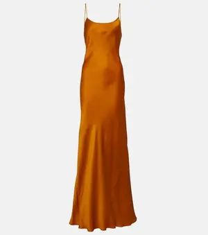 Victoria Beckham Cami Gown - Orange