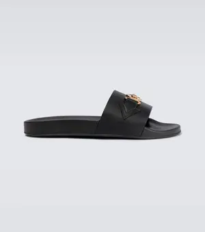 Versace Medusa Leather Slides