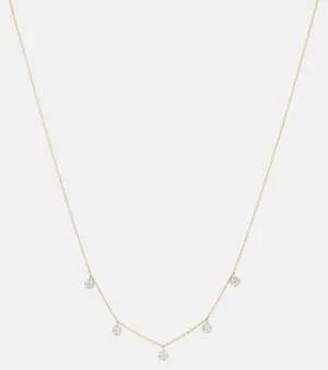 STONE AND STRAND Disco 10kt Diamond Necklace - Gold