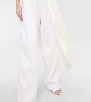 ROKSANDA Bridal Wool Jumpsuit With Cape Detail