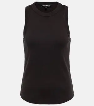 Veronica Beard Jordyn Cotton-blend Jersey Tank Top
