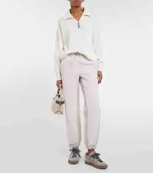 Brunello Cucinelli Wool-blend Track Pants