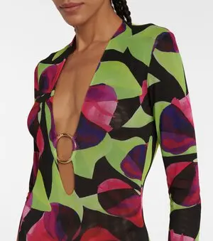 LOUISA BALLOU Helios Printed Minidress