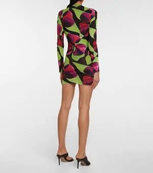 LOUISA BALLOU Helios Printed Minidress