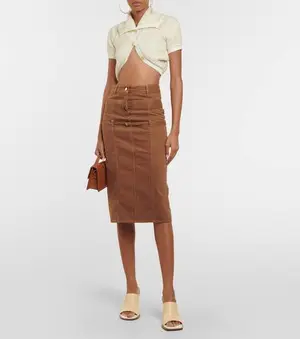 Jacquemus Le Cardigan Campana Cropped Sweater - White