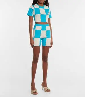 Jacquemus Le Short Gelato Checked Shorts - Multicoloured