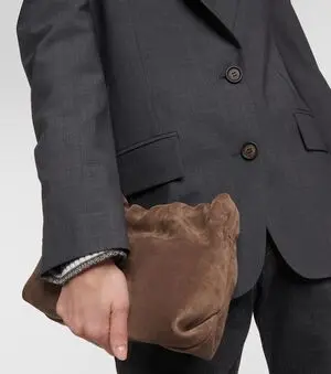 Brunello Cucinelli Oversized Wool-blend Blazer