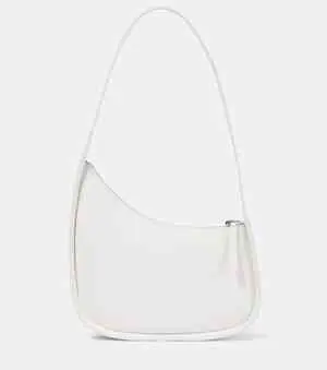 THE ROW Half Moon Leather Shoulder Bag