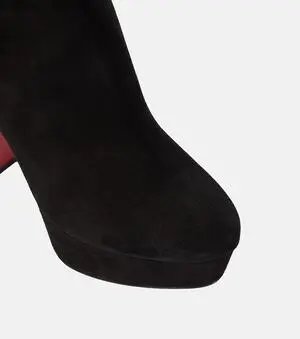 CHRISTIAN LOUBOUTIN Movida 130 Suede Ankle Boots