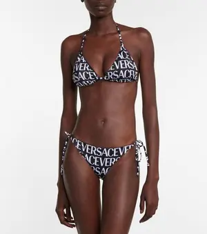 Versace Logo Bikini Bottom
