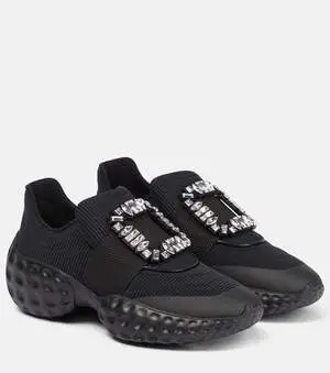 ROGER VIVIER Viv' Run Moonlight Strass Sneakers
