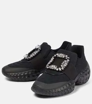 ROGER VIVIER Viv' Run Moonlight Strass Sneakers