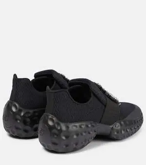 ROGER VIVIER Viv' Run Moonlight Strass Sneakers