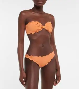 Marysia Strapless Bow-tie Bikini Top