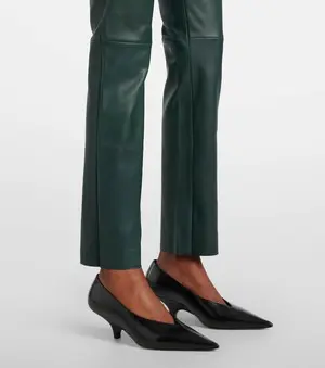 Stouls Jacky Leather Slim Pants - Black