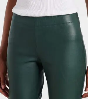 Stouls Jacky Leather Slim Pants - Black