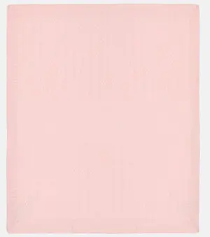 Loro Piana Cable-knit Cashmere Blanket - Pink