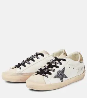 GOLDEN GOOSE Super-star Leather Sneakers - White