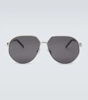 Dior Cd Link A1u Octagon Sunglasses - Silver