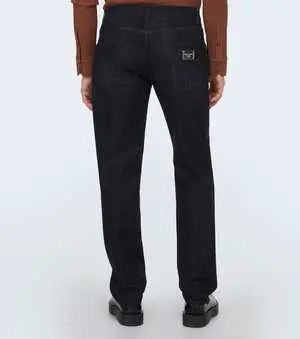 Dolce & Gabbana Distressed Slim Jeans - Blue