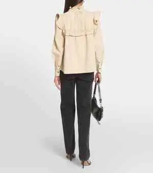 MARANT ETOILE Button-fastening Cotton Top
