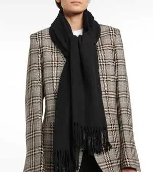 TOTEME Wool Scarf - Black