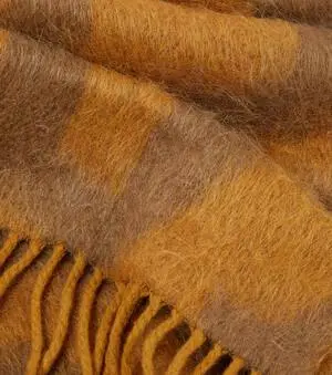 Acne Studios Logo Wool-blend Scarf