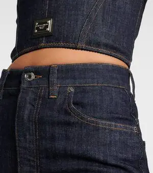 Dolce & Gabbana Denim Bustier