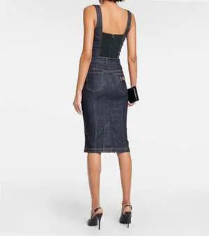 Dolce & Gabbana Denim Bustier