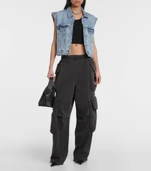 AGOLDE Ribbed Knit Crop Top