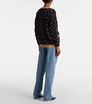 Gucci Cotton-blend Lamé Cardigan