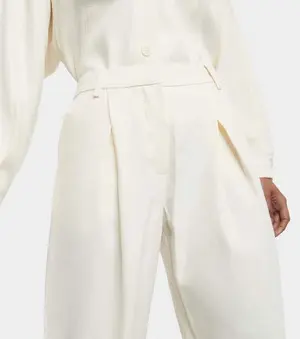 Co Pleated Wide-leg Trousers