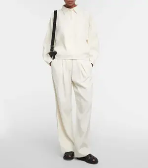 Co Pleated Wide-leg Trousers