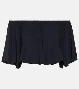 ERES Solal Cropped Top - Black