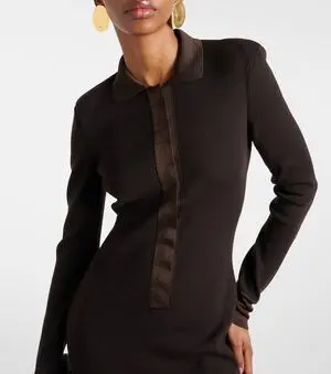 TOM FORD Wool And Silk-blend Minidress