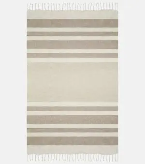Brunello Cucinelli Linen Throw - White