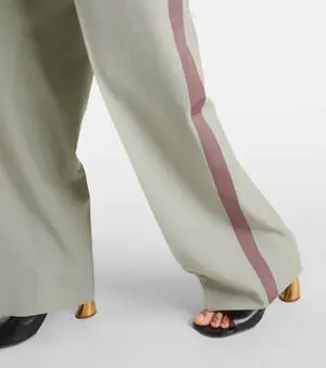 Dries Van Noten Mid-rise Straight Leg Trousers