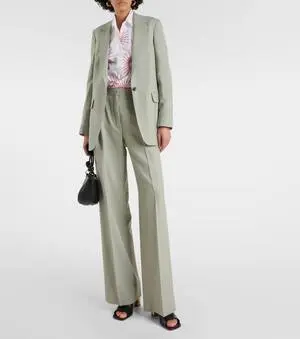 Dries Van Noten Mid-rise Straight Leg Trousers
