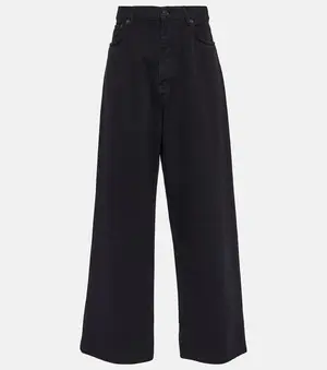Balenciaga Mid-rise Wide-leg Jeans