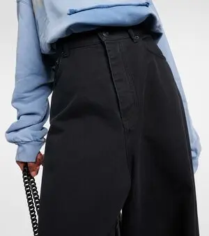 Balenciaga Mid-rise Wide-leg Jeans