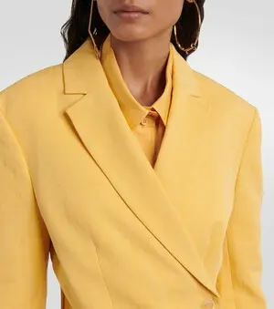 Jacquemus La Veste Tibau Linen-blend Blazer