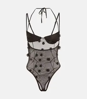 Jacquemus Applique Mesh Bodysuit