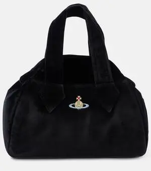 VIVIENNE WESTWOOD Archive Medium Velvet Shoulder Bag