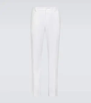 Dolce & Gabbana Linen-blend Straight Leg Trousers